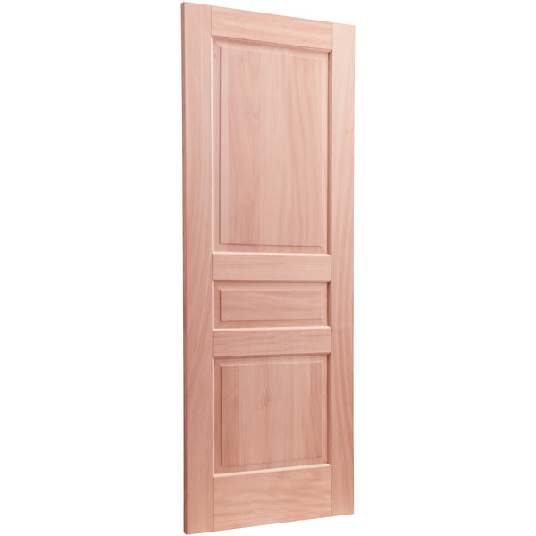 3 Panel Mahogany Solid Wood Door – Waydoor